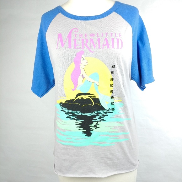 Disney | Tops | Nwt Disney Raglan Cut Off Graphic Crop T Shirt | Poshmark
